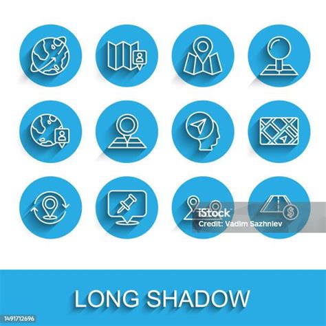 라인 맵 핀 푸시 지구 궤도를 도는 위성 경로 위치 유료 도로 교통 마커가 있는 접힌 지도 Gps 장치 및 인간 아이콘을