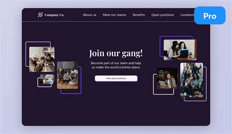 career hub website template career hub website design uizard