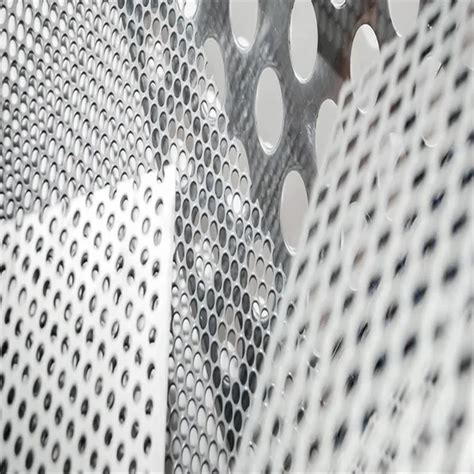 Various Types Of Patterns Perforated Metal Slotted Hole Perforated