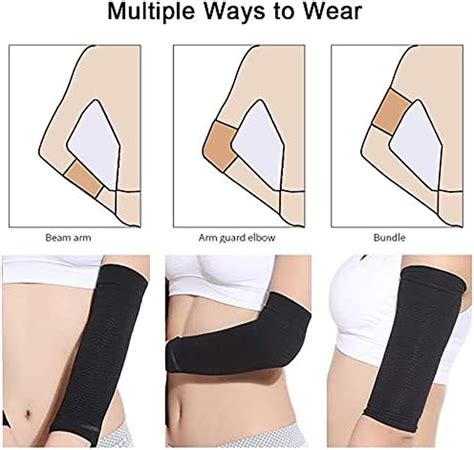 2 Pair Arm Slimming Shaper Wrap Arm Compression Wrap Sleeve Helps Lose Arm Fat Ebay
