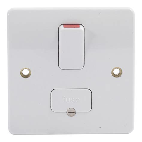 MK Logic Plus Gang Pole Switched Connection Unit A X Mm White