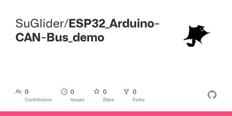 GitHub SuGlider ESP Arduino CAN Bus Demo