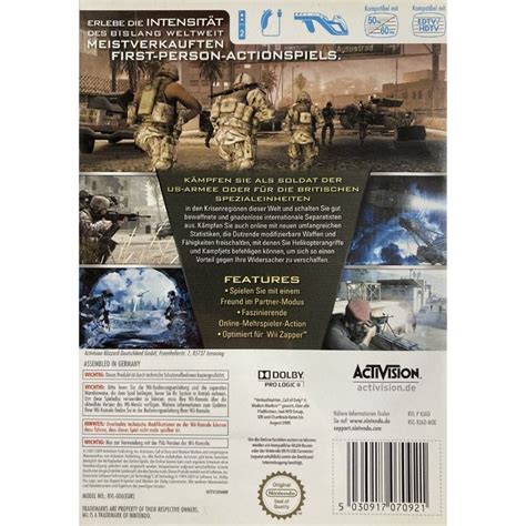 Call of Duty Modern Warfare - Nintendo Wii | Kaufen auf Ricardo
