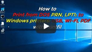 How To Print PRN Files And Direct PDF PCL PS Printing