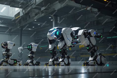 Premium Ai Image Cutting Edge Ai Robotics Testing Facility