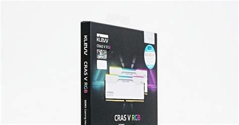순백색 화이트 메모리 에센코어 Klevv Ddr5 7200 Cl34 Cras V Rgb White 패키지 32gb16gx2 써보니