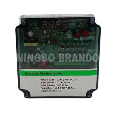 24 Line 24v 110v 220v Dust Collector Sequential Timer Board Pulse Jet Valve Sequential Timer