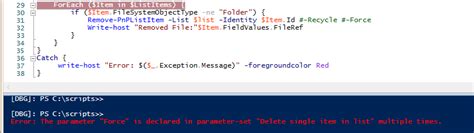 [bug] remove pnplistitem broken · issue 1959 · pnp powershell · github