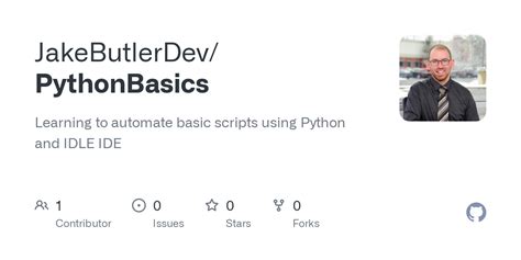 github jakebutlerdev pythonbasics learning to automate basic scripts