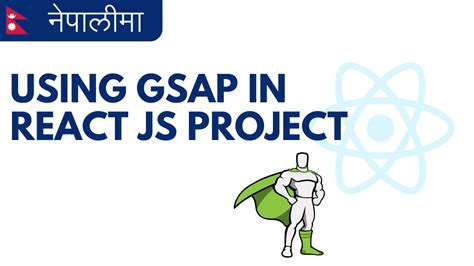 Animate React Js Website Using Gsap नेपालीमा Everydaykarma 👑 Youtube