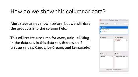 Excel Pivot Tables PPTX Business Business And Finance
