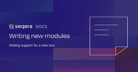 writing new modules seqera docs