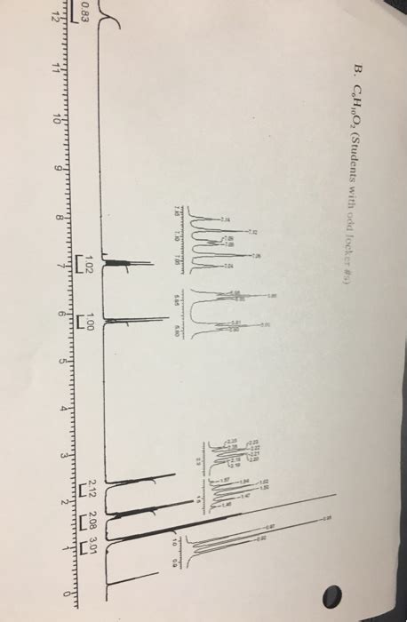 Solved 5 Assign A Structure That Is Consistent With Each Of