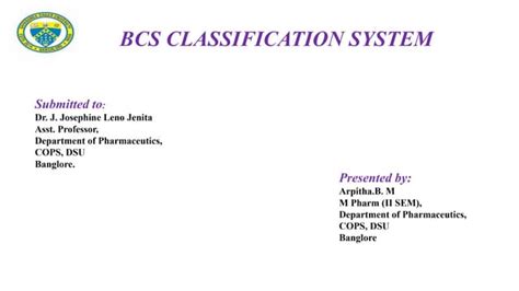 Bcs Guideline For Solubility And Dissolutionpptx