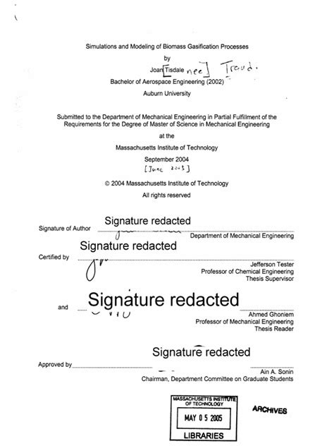 Simulations And Modeling Of Biomass Gasification Processes Mit Pdf Biomass Anaerobic