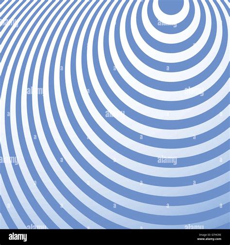 Radiating Circles Pattern Creative Monochrome Background In Square Format Ovals Ellipses In