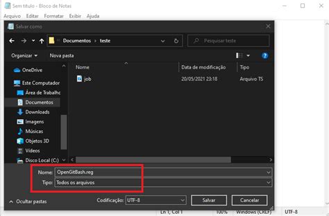Como Adicionar Um Menu De Contexto Abrir Git Bash Aqui Ao Windows Explorer DEV Community