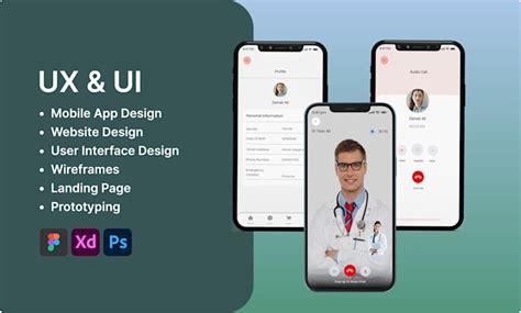 design medical mobile app ux ui app design for business by