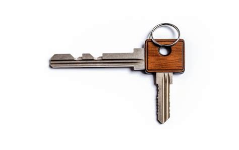 premium ai image single keychain item on white background