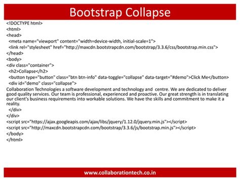 Introduction To Bootstrap PPT