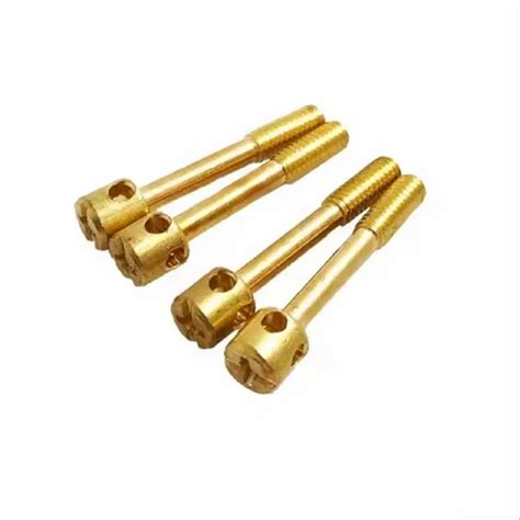 Brass Sealing Screws For Energy Meter Diameter 6 Mm Screw Length 4