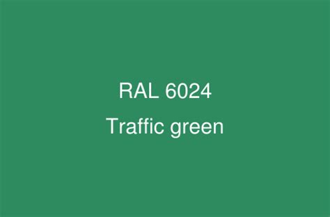 RAL 6024 Colour (Traffic green) - RAL Green colours | RAL Colour Chart UK