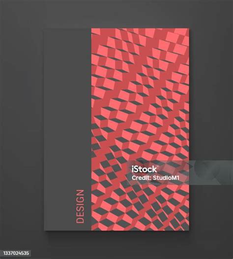 큐브와 현대적인 배경 미니멀 한 기하학적 디자인 복셀 아트3d 벡터 일러스트레이션 배경 주제에 대한 스톡 벡터 아트 및 기타