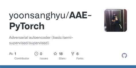 github yoonsanghyu aae pytorch adversarial autoencoder basic semi
