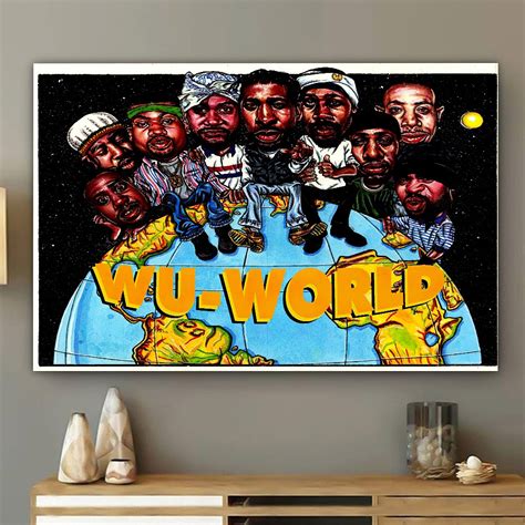 Wu World Wu Tang Clan Member Hip Hop Poster Canvas Idfcwa0015 Idea Fanatic