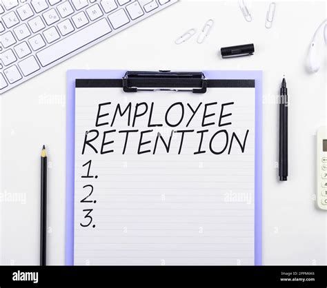 Conceptual Display Employee Retention Business Idea Internal