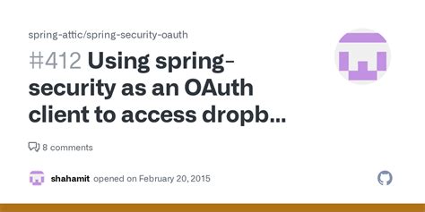 Using Spring Security As An Oauth Client To Access Dropbox Api S Fail Issue Spring