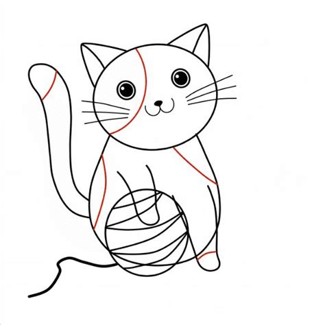 Cat Drawing Tutorial How To Draw A Cat Step By Step Cat Drawing Tutorial Drawing Tutorial
