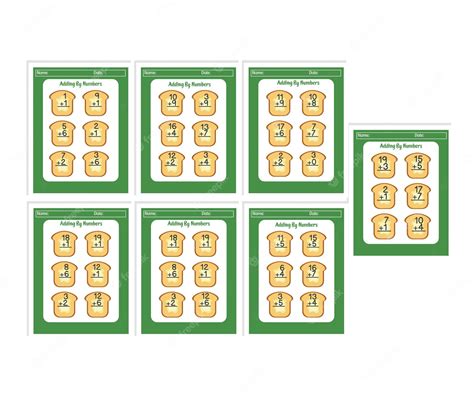 Premium Vector Addition Math Worksheets