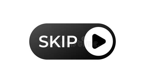 Skip Button Icon With Play Symbol For User Interface And Media Controls