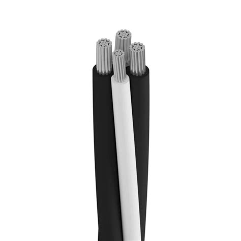 Cable Xlp Para Distribución Subterránea Cuádruplex Color Negro Metro