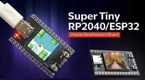 rp2040 esp32 display board for embedded systems and hobbyists geeky gadgets