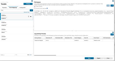 IBM QRadar Empty Tenable Dashboard
