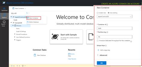 How To Build Aspnet Core Api Using Azure Cosmos Db Local Emulator