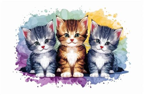 Cute Cat Group Vectors And Illustrations For Free Download Freepik