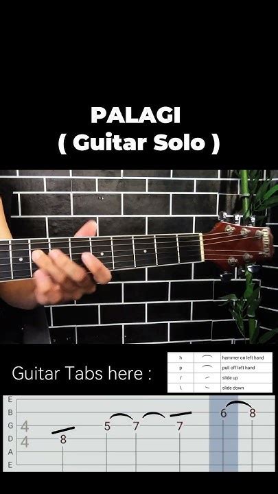 palagi tj monterde part 3 short tuturial with tabs guitar solo