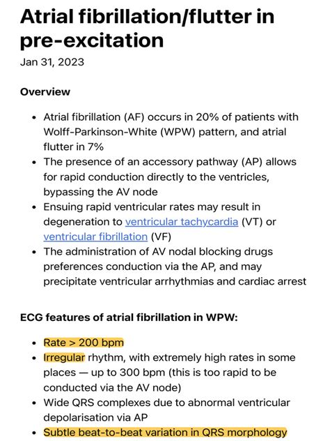 Atrial Fibrillationflutter In Pre Excitation • Litfl • Ecg Library