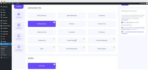 Display Notification Bar In Gutenberg Using Notificationx 3 Easy Steps