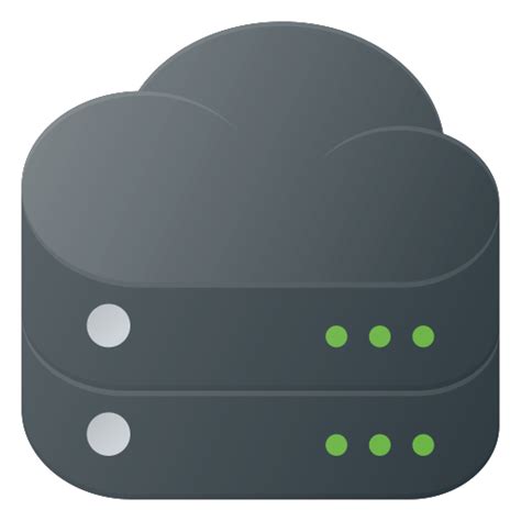 Cloud Data Database Server Store Icon
