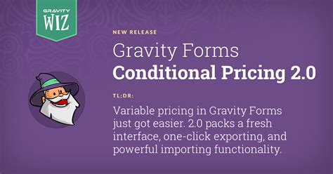 Introducing Gp Conditional Pricing 2 0 Gravity Wiz
