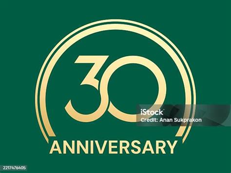 30 주년 기념 럭셔리 골드 축하 골드 서클 프레임 벡터 디자인 트위스트 무한대 개념 1위에 대한 스톡 벡터 아트 및 기타 이미지 1위 30 30th