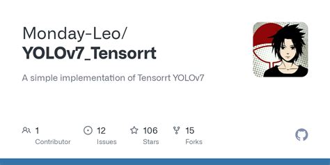 github monday leo yolov7 tensorrt a simple implementation of