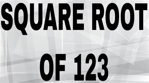 Tell Me A Story Square Root 123