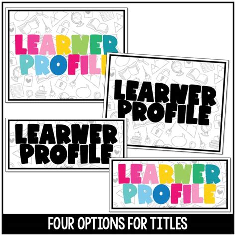 Ib Pyp Learner Profile Posters International Baccalaureate Tpt