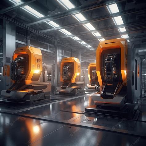 Premium Ai Image The Cnc Machine Of The Future