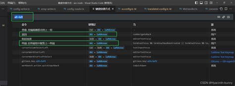 vscode工具的快捷键 alt leftarrow（返回上一个光标所在位置）失效，如何恢复？ vscode alt 左键没有用 csdn博客